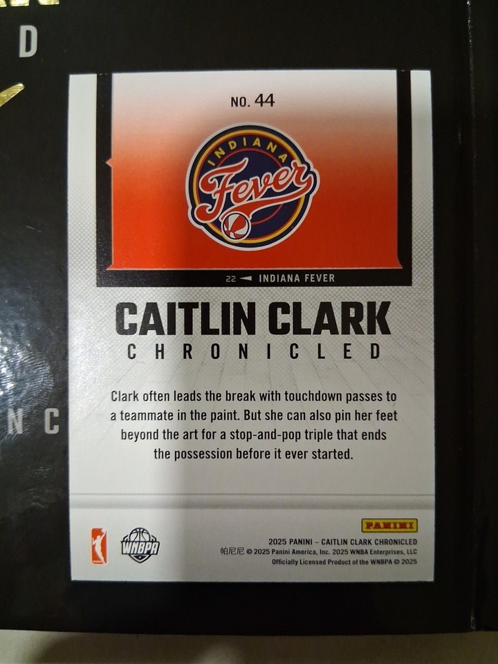 caitlyn clark panini chronicled red hol prizm | eBay