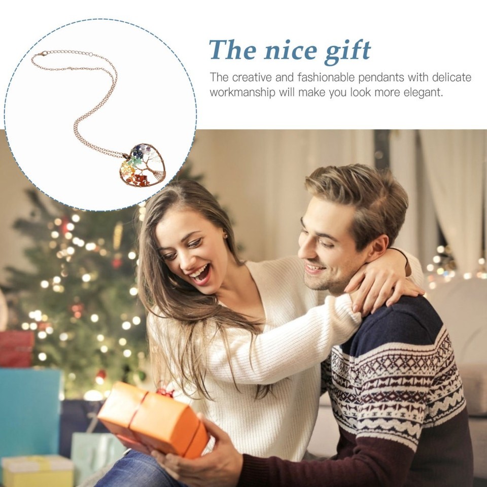 2 Pcs Ladies Necklace Family Tree Necklaces for Women Girls Jewelry ...