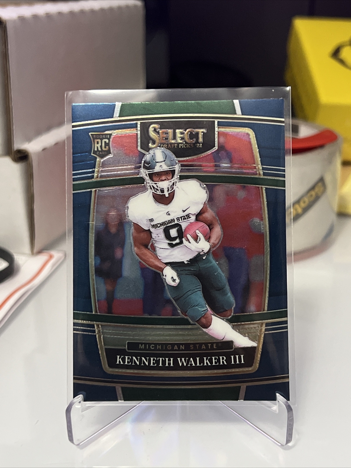 2022 Panini Select Draft Picks - Concourse Blue #15 Kenneth Walker III ...