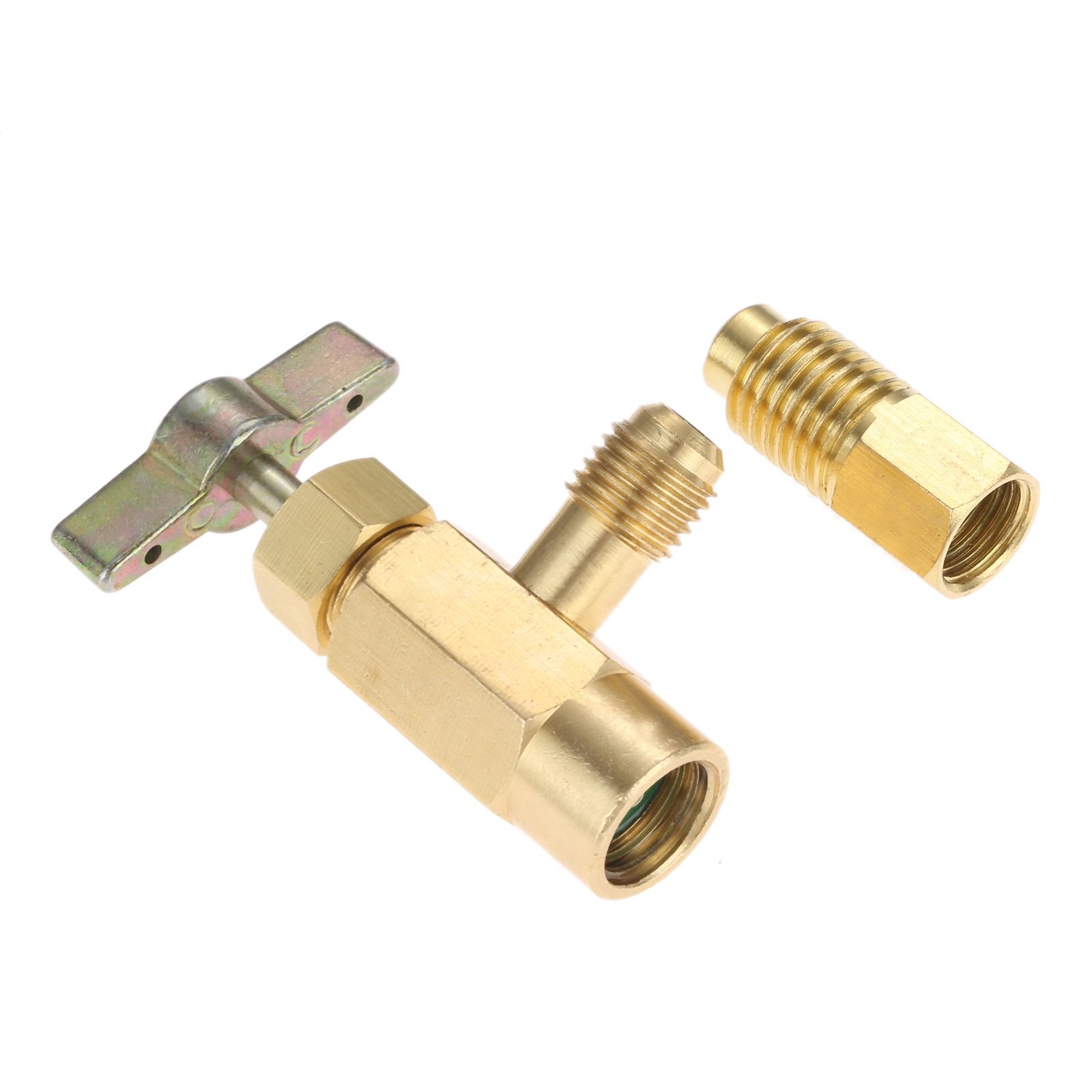 R1234yf A/C Can Tap Dispenser 1/2" ACME LH Tapper Dispensing Valve with ...