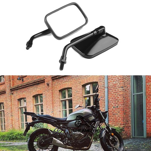 Rectangle M10 Rear View Side Mirrors For Yamaha XSR 700 900 XV 950 ...
