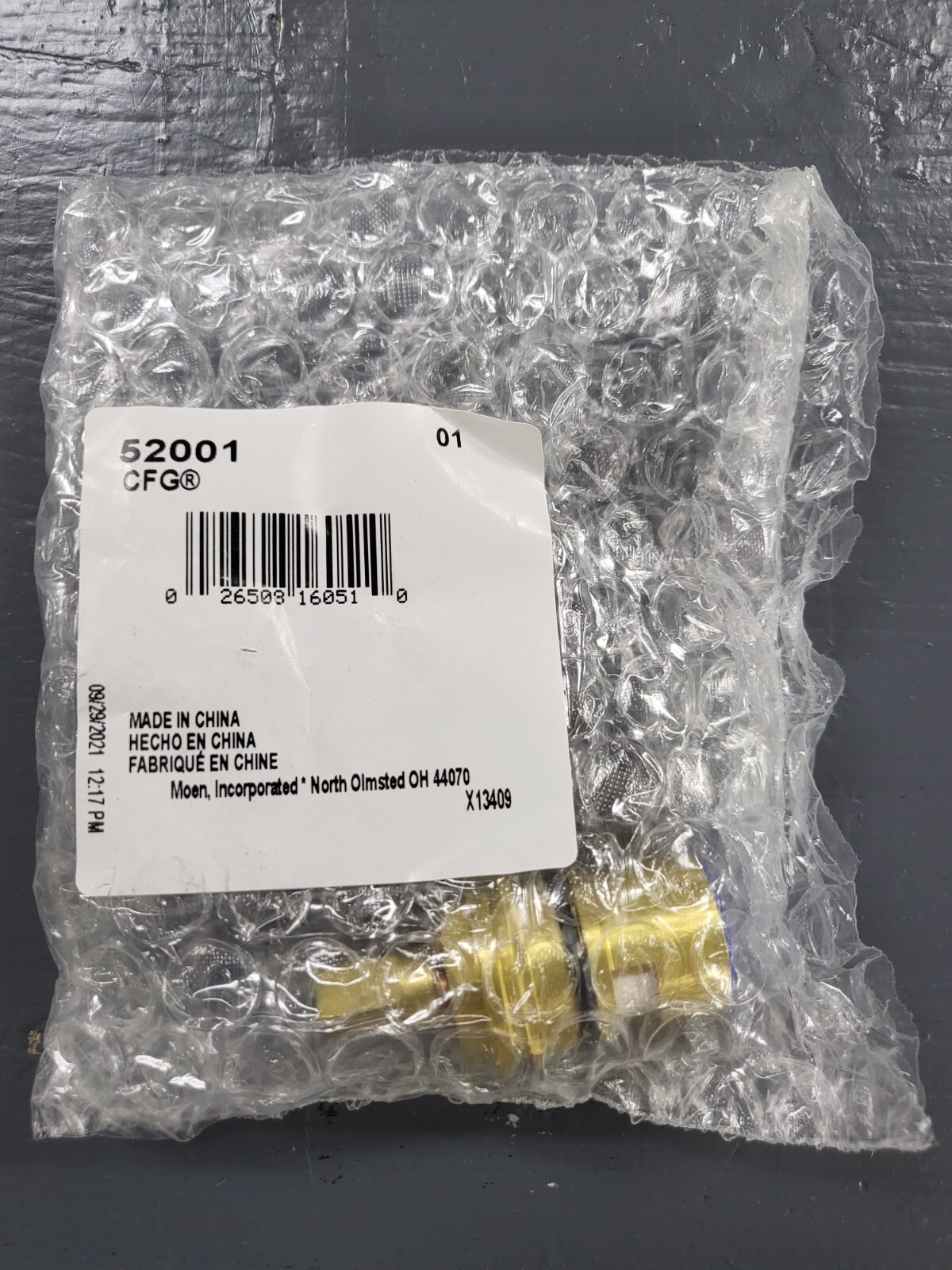 MOEN 52001 CARTRIDGE COLD WATER TWO HANDLE BRASS SHELL | eBay