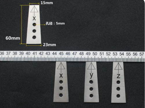 1PC Scale Pointer Ruler Arrow Equipment Measuring Arrow Sign X、Y、Z ...