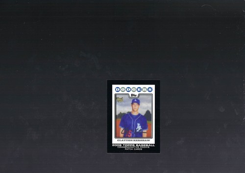 CLAYTON KERSHAW ROOKIE CARD 2008 Topps Commemorative Jersey Patch RP ...