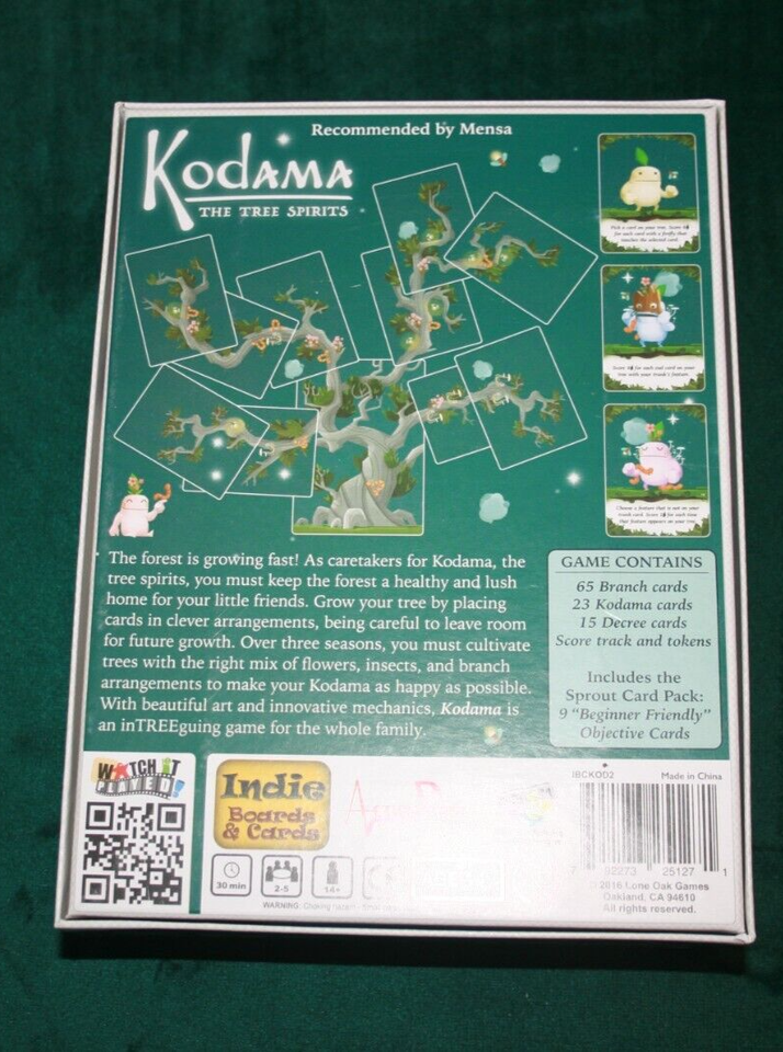 Kodama the Tree Spirits Board Game COMPLETE Action Phase Games 2016 | eBay