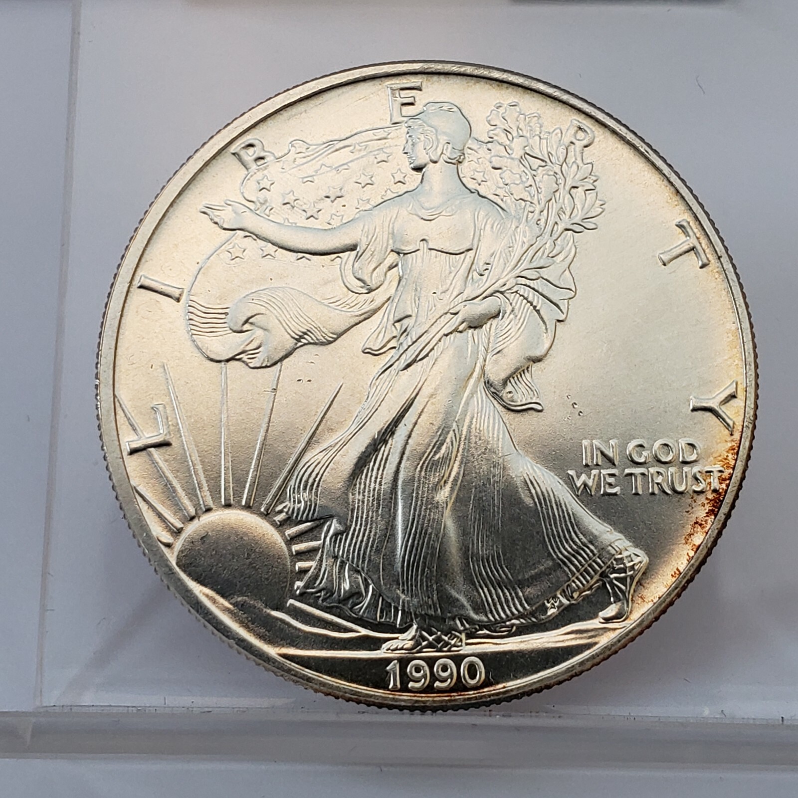 1990 American Silver Eagle 1 oz .999 Fine Silver Coin (29AT) | eBay