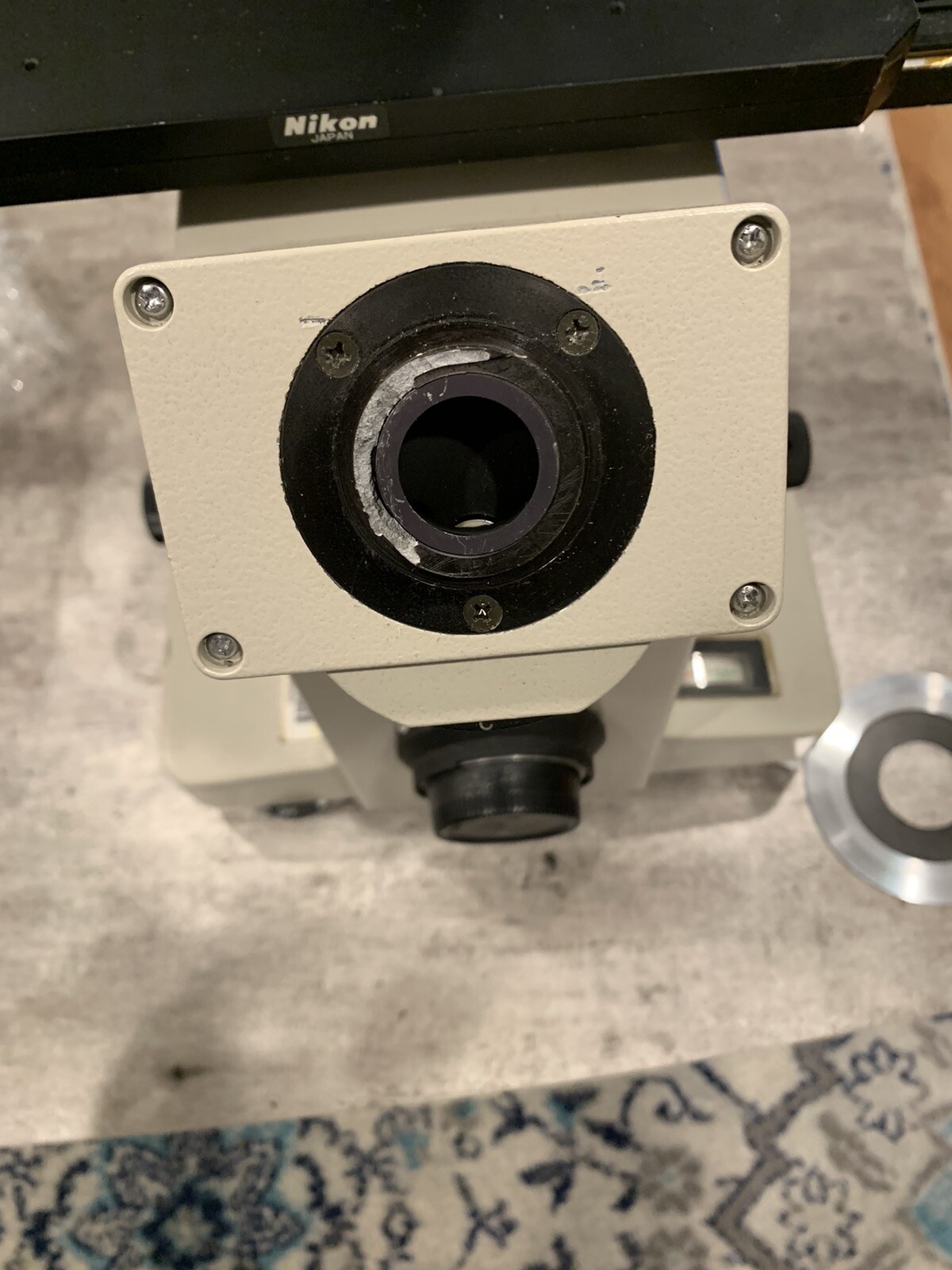 NIKON Diaphot Microscope Inverted Phase Contrast Fluorescence 5x ...