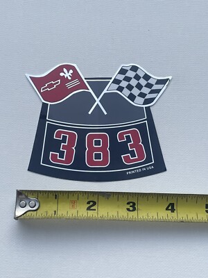 383 Chrome Air Cleaner Decal Chevy Truck Camaro Chevelle Nova | New ...