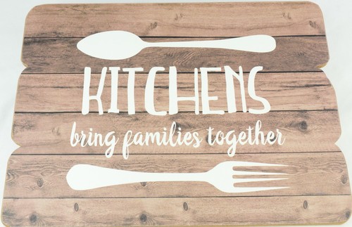 MODE HOME Farmhouse Kitchen Sign for Wall Decor Kitchens Bring Families ...