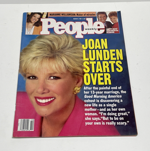 People Magazine March 9 1992 Joan Lunden Starts Will Smith Marianne ...