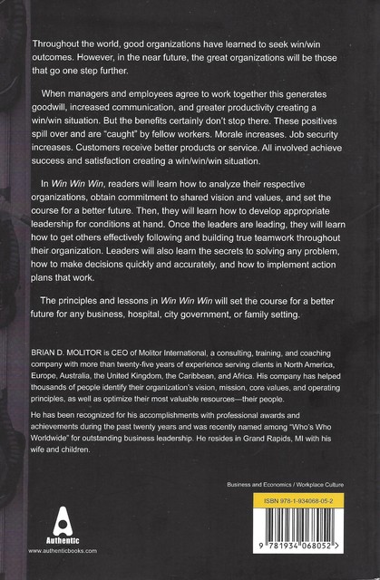 Win Win Win : Organizational Success Through the Power of Agreement by ...