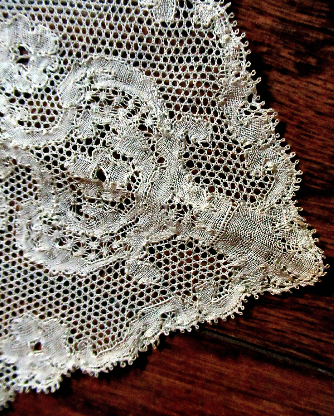 Vintage Handmade Point de Paris Lace Edging 5" Wide by 22" Square ...