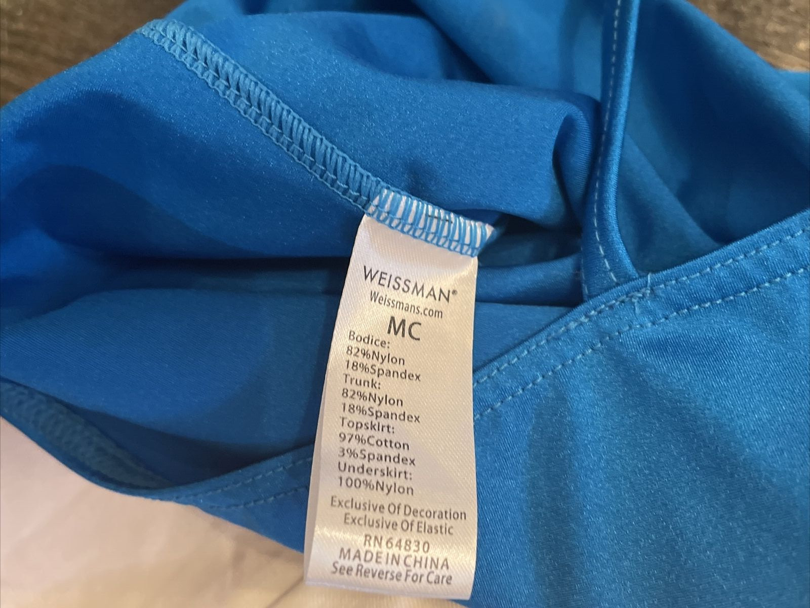 Dance Costume Weissman 64830 Medium Child Multicolor … - Gem