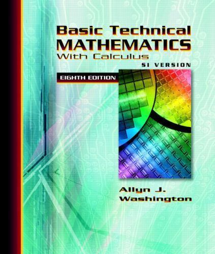 Basic Technical Mathematics with Calculus : Metric Version by Allyn J ...