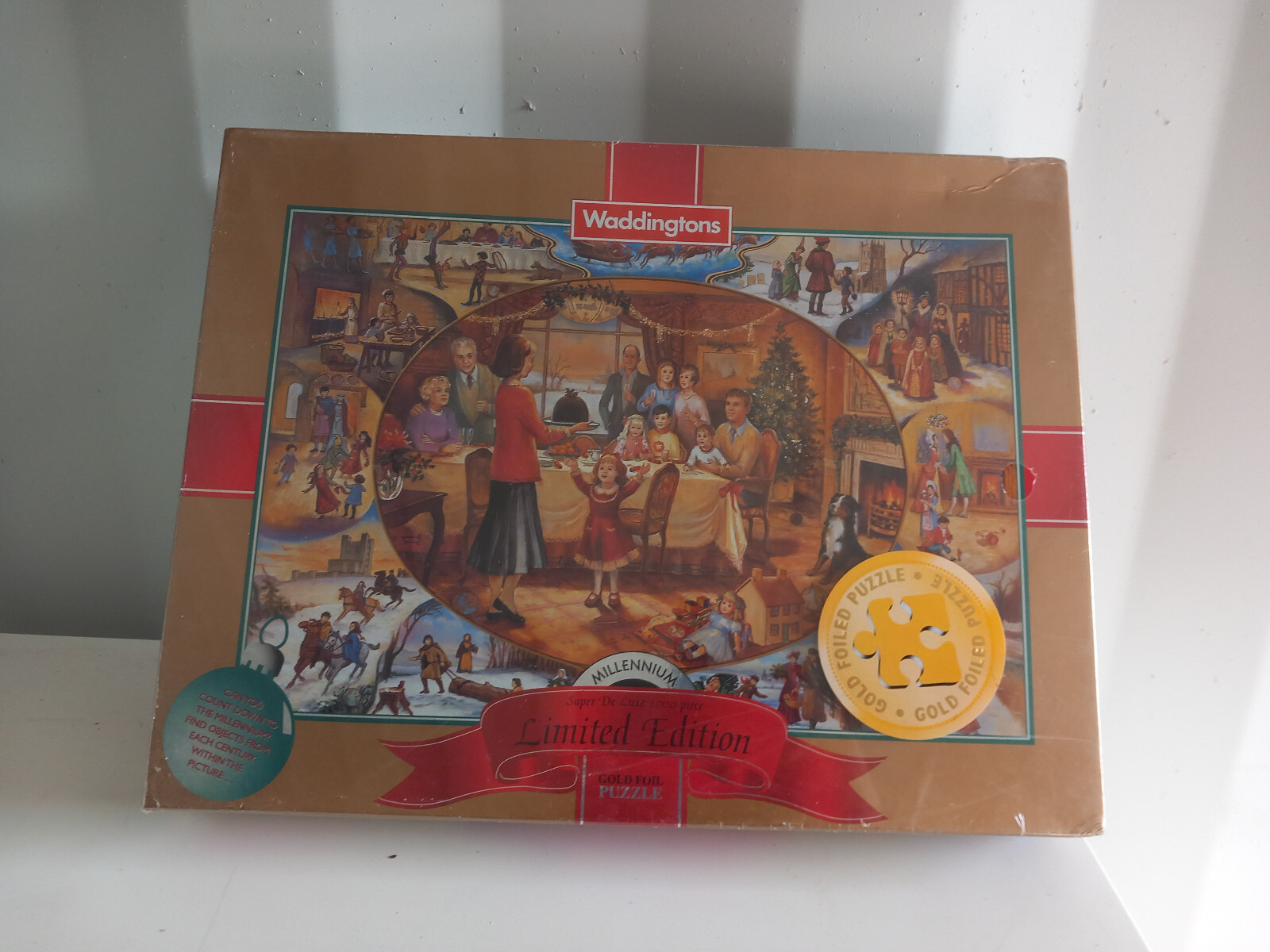 * 1000 piece Jigsaw Waddingtons super deluxe Christmas 1999 Hasbro BNIB ...
