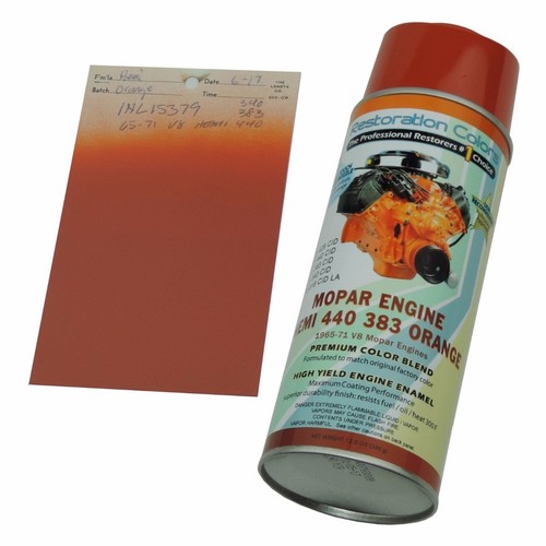 65-71 Mopar Dodge High Temp Engine Enamel Hemi 440 383 Orange Spray ...
