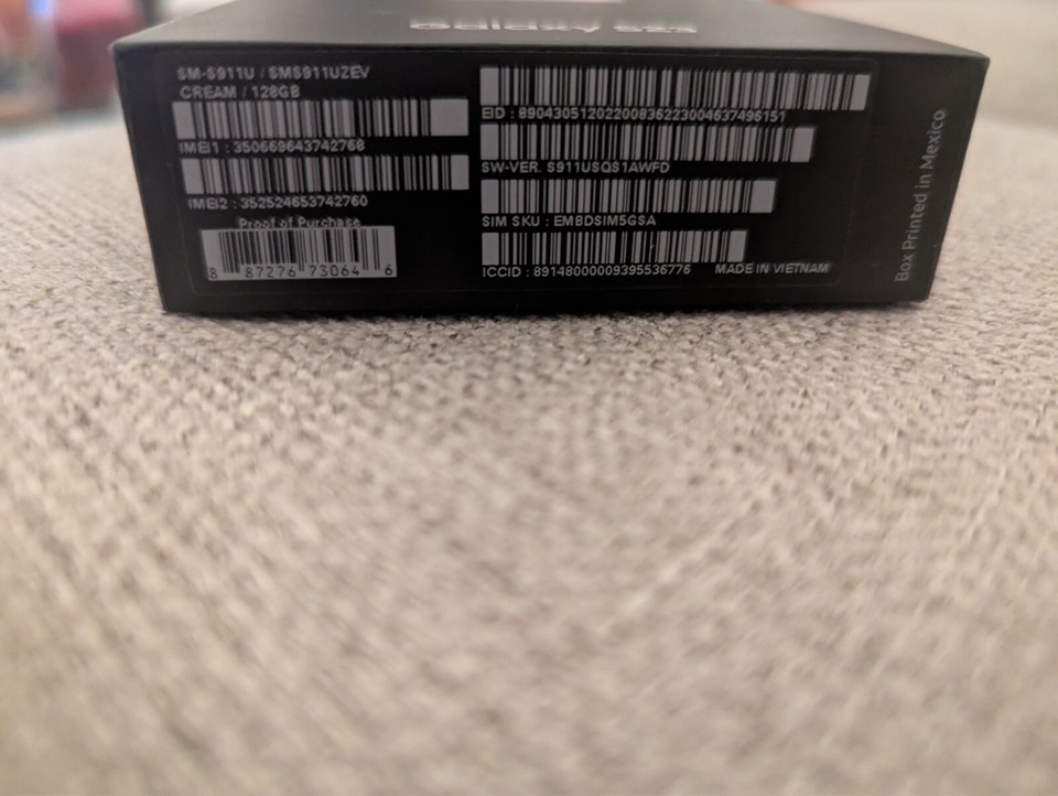 Samsung Galaxy S23 SM-S911U Smartphone, 128GB Storage, 8GB RAM, 50MP ...