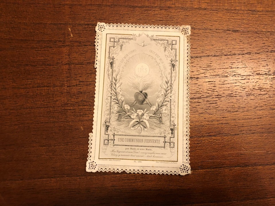 Canivet & Image Pious & Prayer & Antique & Bible & Liturgy & Sainte N ...