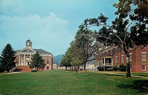 Postcard Virginia Ferrum College Liberał Arts Schoolfield Chapel | eBay