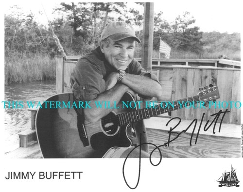 JIMMY BUFFETT SIGNED AUTOGRAPHED 8x10 RP PHOTO MARGARITAVILLE FINS ...