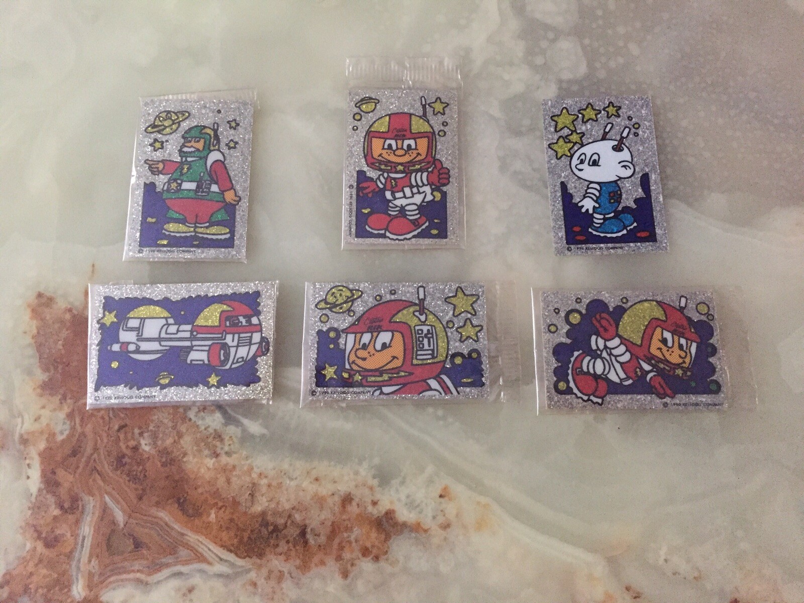 VINTAGE Kellogg’s Ricicles Tattoo 1987/Glitter 1990 Stickers Factory ...