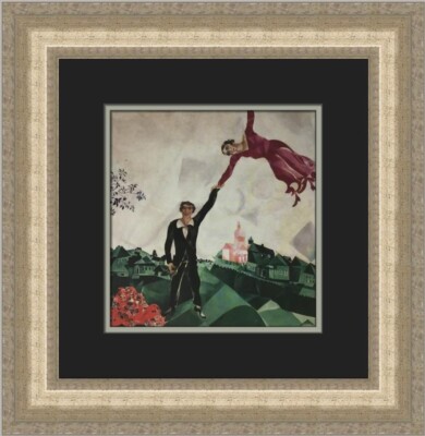 Marc Chagall The Walk Custom Framed Print | eBay