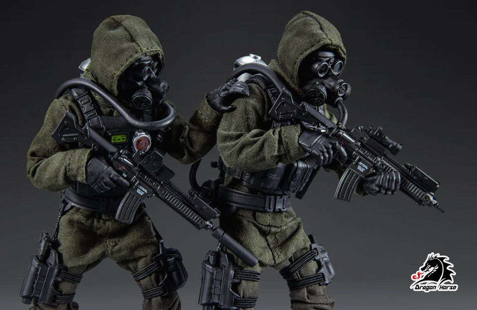 NEW DRAGON HORSE SCP FOUNDATION MTF ZETA-9 MOLE RATS Figure Limited Edi ...