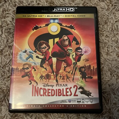 Incredibles 2 [New 4K UHD Blu-ray] With Blu-Ray, 4K Mastering, Ac-3 ...