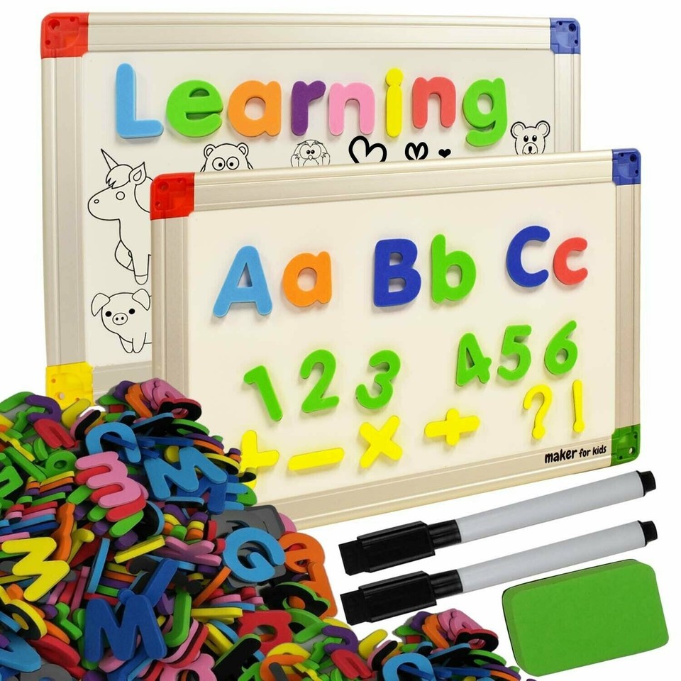 MAKEKFORKIDS 291PCS MAGNETIC LETTERS NUMBERS AND SHAPES | eBay