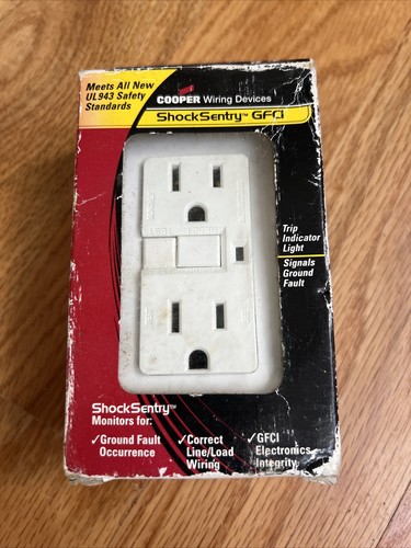COOPER Wiring Devices Shock Sentry GFCI/DDFT/ICTA Receptacle | eBay