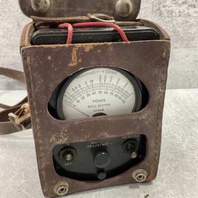 Vintage Bell System Ohms Meter Model 324 Megohms KS-8455 in Brown ...