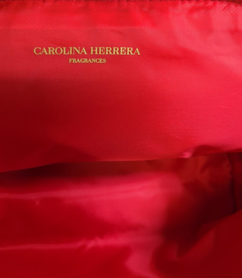 Carolina Herrera beauty cosmetic pouch, Good Girl sample, Lip Liquid ...