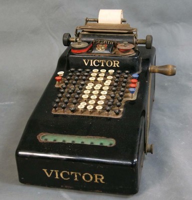 Cash Register, Adding Machines - Vintage Victor Adding Machine