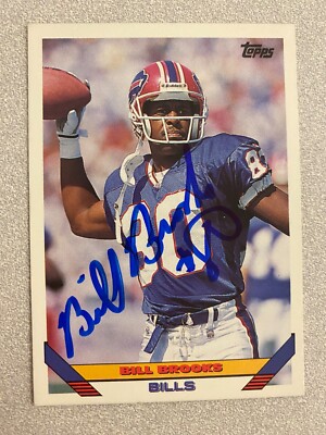 Bill Brooks signed BUFFALO BILLS card | eBay