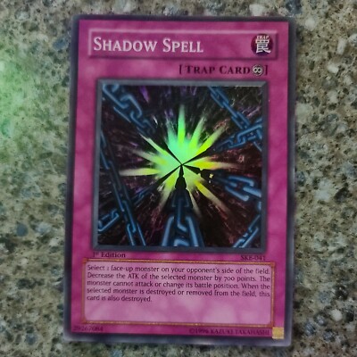 YuGiOh Shadow Spell 1st Edition Holo Foil SKE-041 Super Rare | eBay