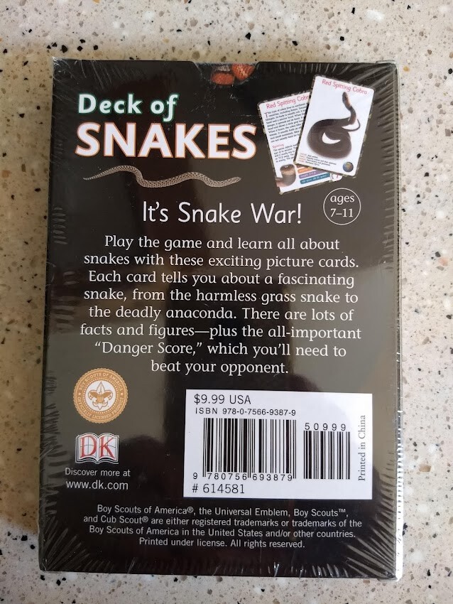Boy Scouts of America's Deck of Snakes by Dorling Kindersley Publishing ...