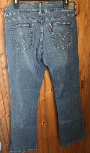 Levis 526 Slender Boot Cut Jeans Womens Size 10 Mid Rise Medium Wash ...