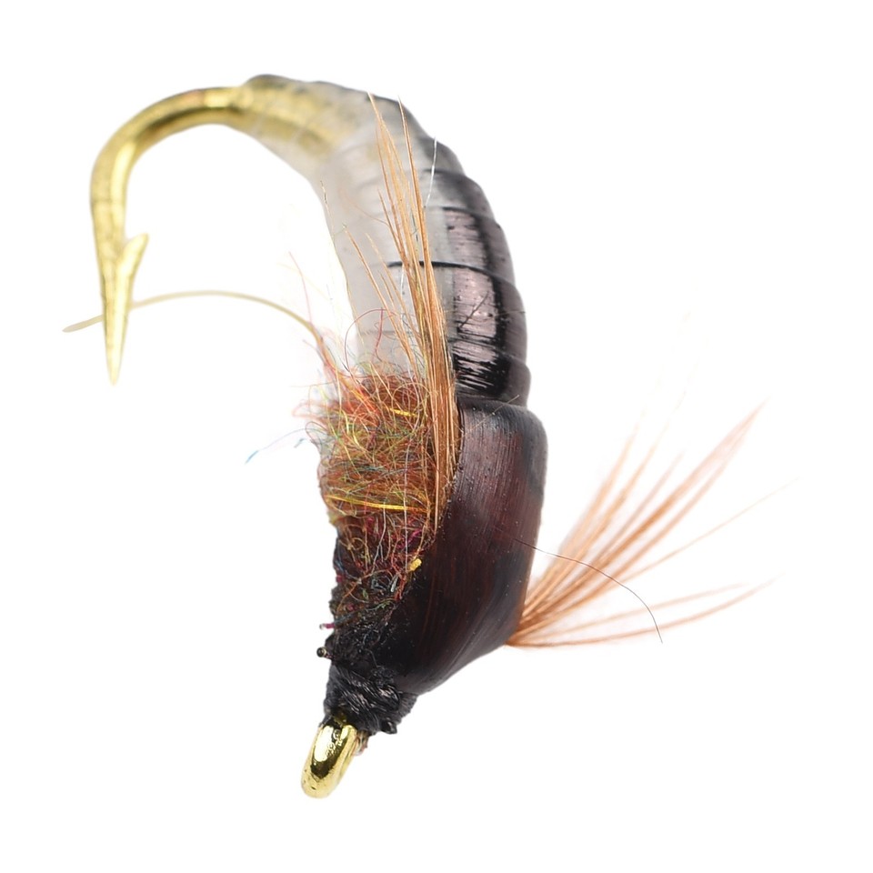 Strong Hook For Trout Fishing Scud Worm Fly Bait Realistic Long lasting ...