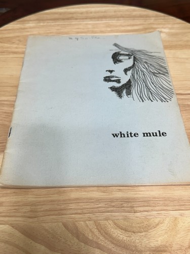 WHITE MULE POETRY JOURNAL THOMAS ABRAMS 1976 PAPERBACK | eBay