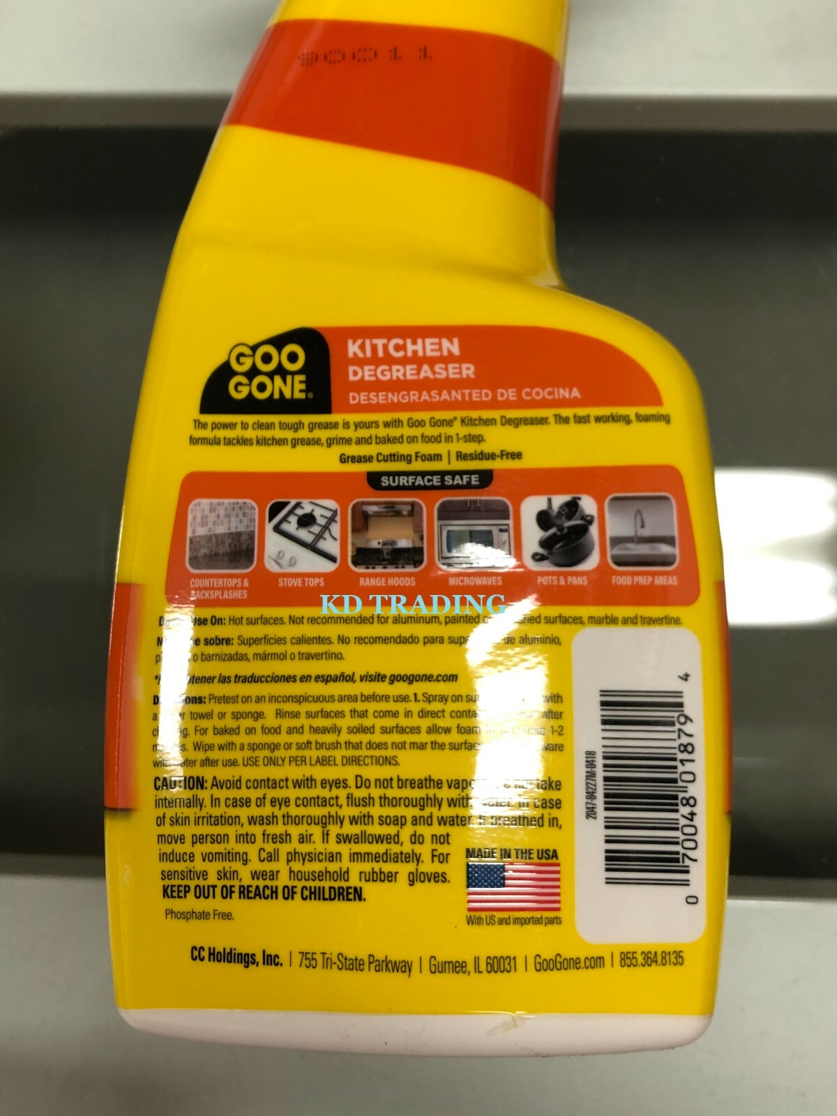 (2-Pack) GOO GONE KITCHEN Range Stovetop Grease Grime CLEANER DEGREASER ...