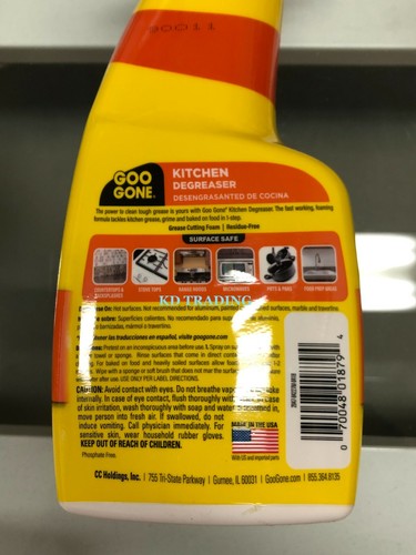 (2-Pack) GOO GONE KITCHEN Range Stovetop Grease Grime CLEANER DEGREASER ...
