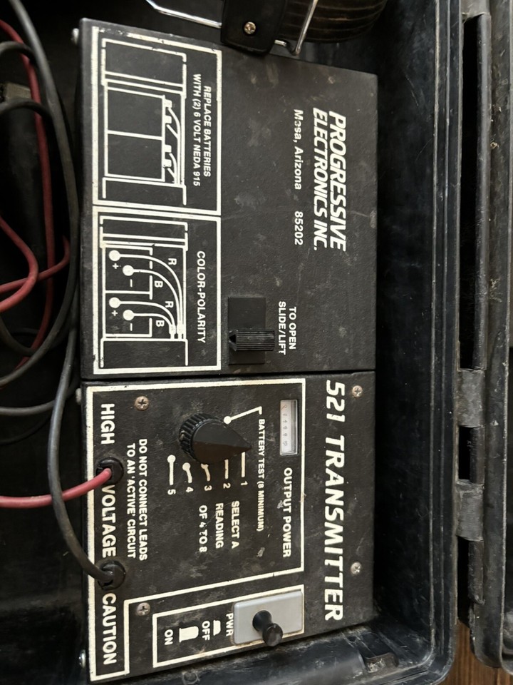 Progressive Electronics 521 Transmitter/ Receiver Wire & Valve Locator ...