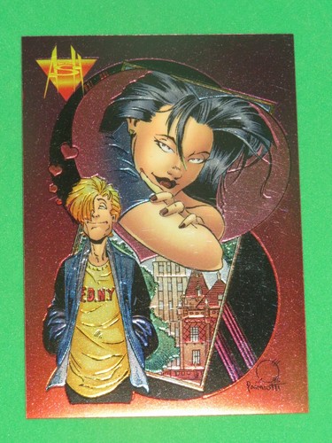 1997 ASH Dynamic Forces CHROMIUM INSERT C4 CARD! JOE QUESADA JIMMY ...