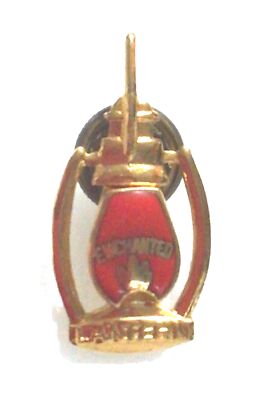 Vintage ENCHANTED LANTERN MASONIC FREEMASON LAPEL PIN Screwback I1 | eBay