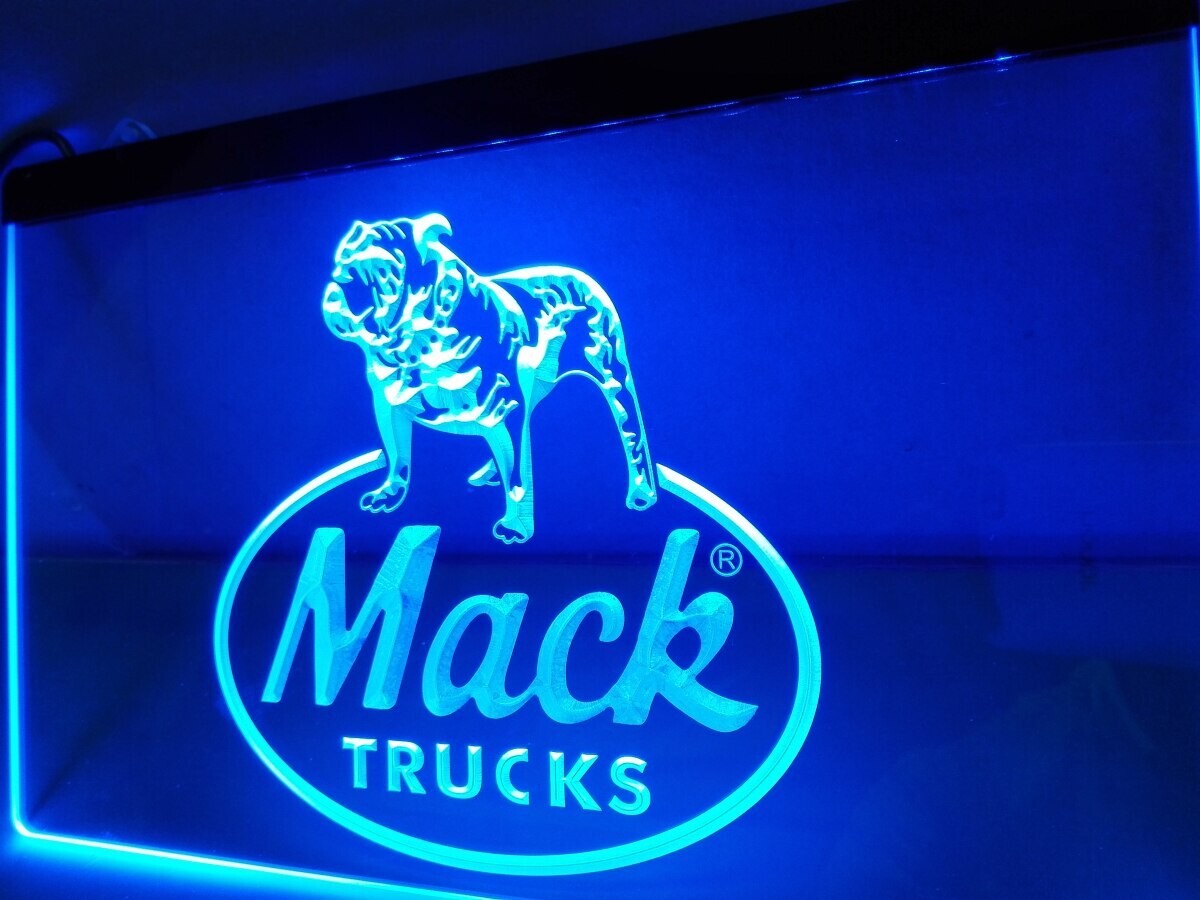 Mack Truck Garage Signs Mack Trucks Bulldog Tin Metal Sign Man Cave