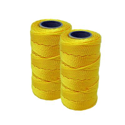 2 X Yellow 70M Builders Building Brick Laying Measuring Masonry Rope ...