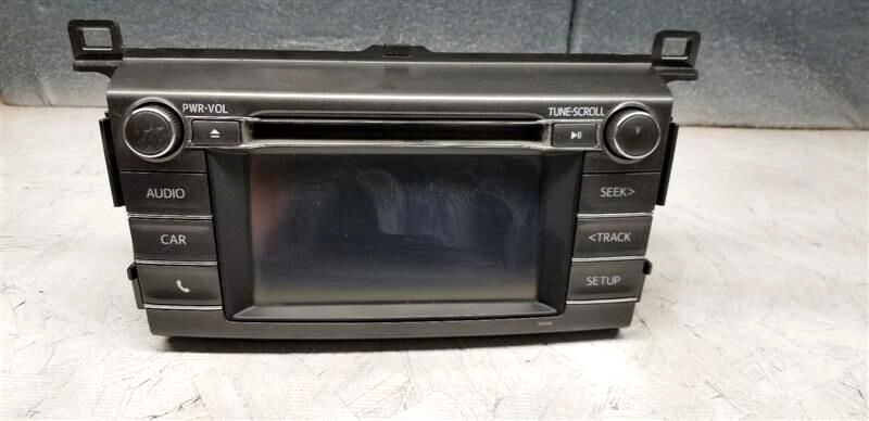 2014-2015 Toyota RAV4 Radio Receiver Display Screen AM FM CD Player OEM ...