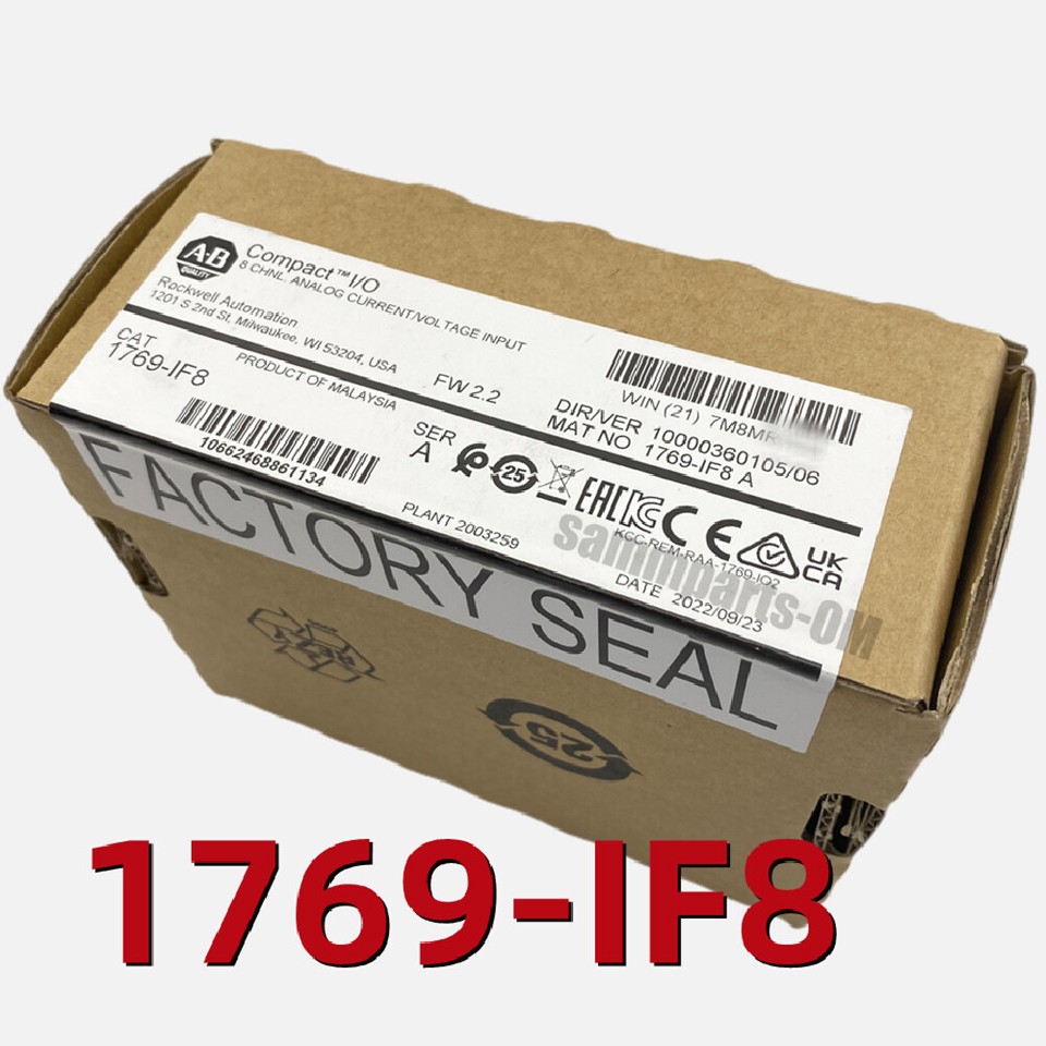 Allen-Bradley 1769-IF8 CompactLogix 8 Pt Analog Input Module 2022 New ...
