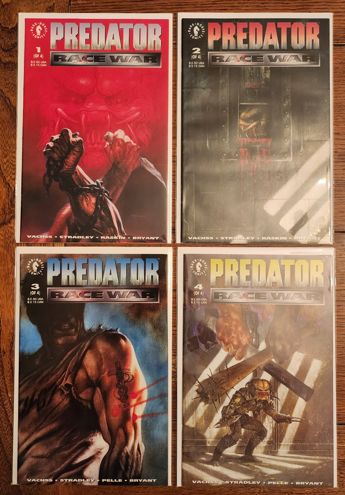 PREDATOR RACE WAR #1 - #4, Lot of 4, Dark Horse Comics 1993- Unread NM ...