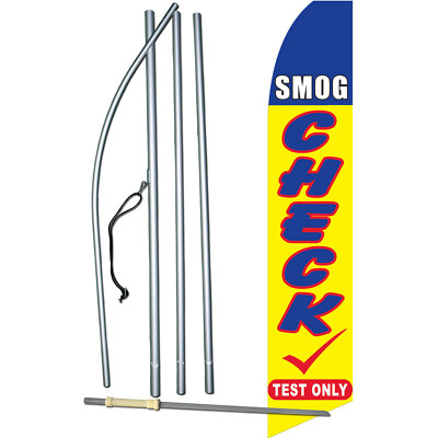 Smog Check Test Swooper Flag Kit | eBay